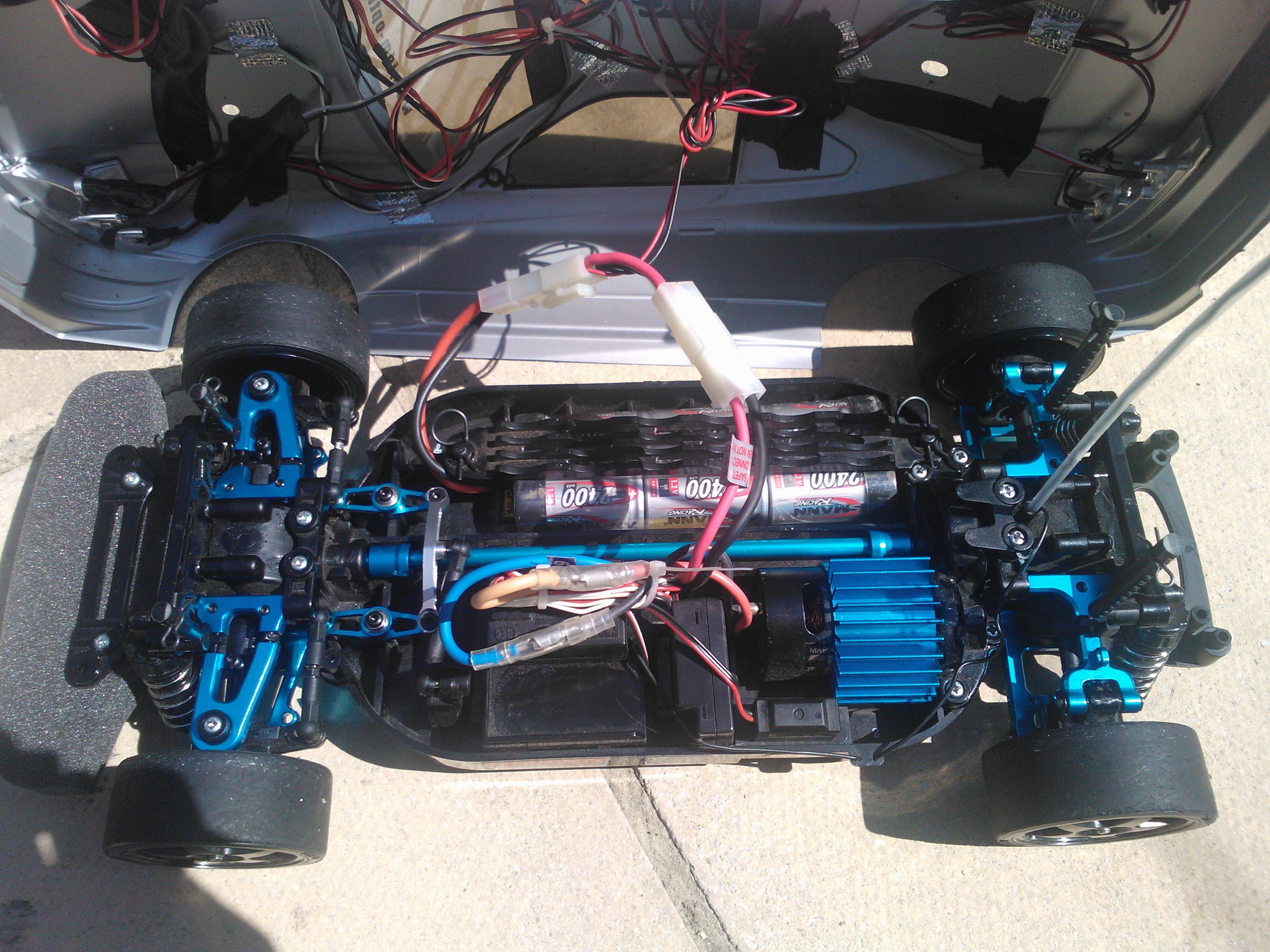 Installed Aluminium arms on my TT01 chassis – Shane's Shed